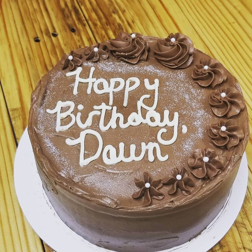 E. Louise dawn cake